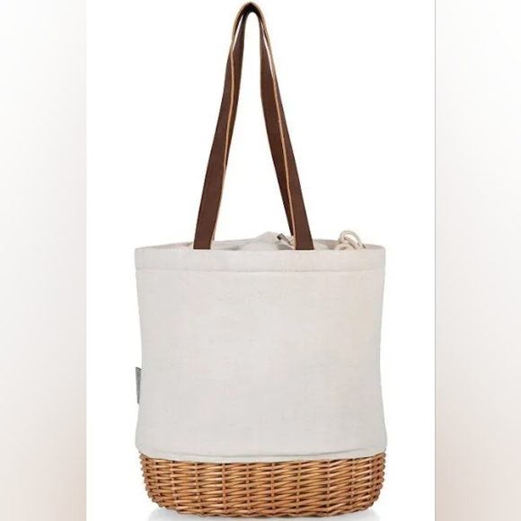Picnic Time | Bags | Picnic Time Basket Tote Bag Nwt | Poshmark